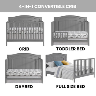 Nolan 4-in-1 Convertible Crib | Oxford Baby – Oxford Baby and Kids