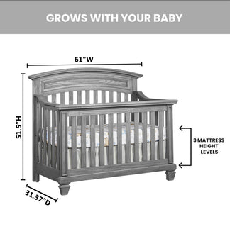 Richmond 4-in-1 Convertible Crib | Oxford Baby – Oxford Baby and Kids